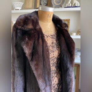 i.Magnin | Jackets & Coats | Vintage Chocolate Brown Mink Coat | Poshmark